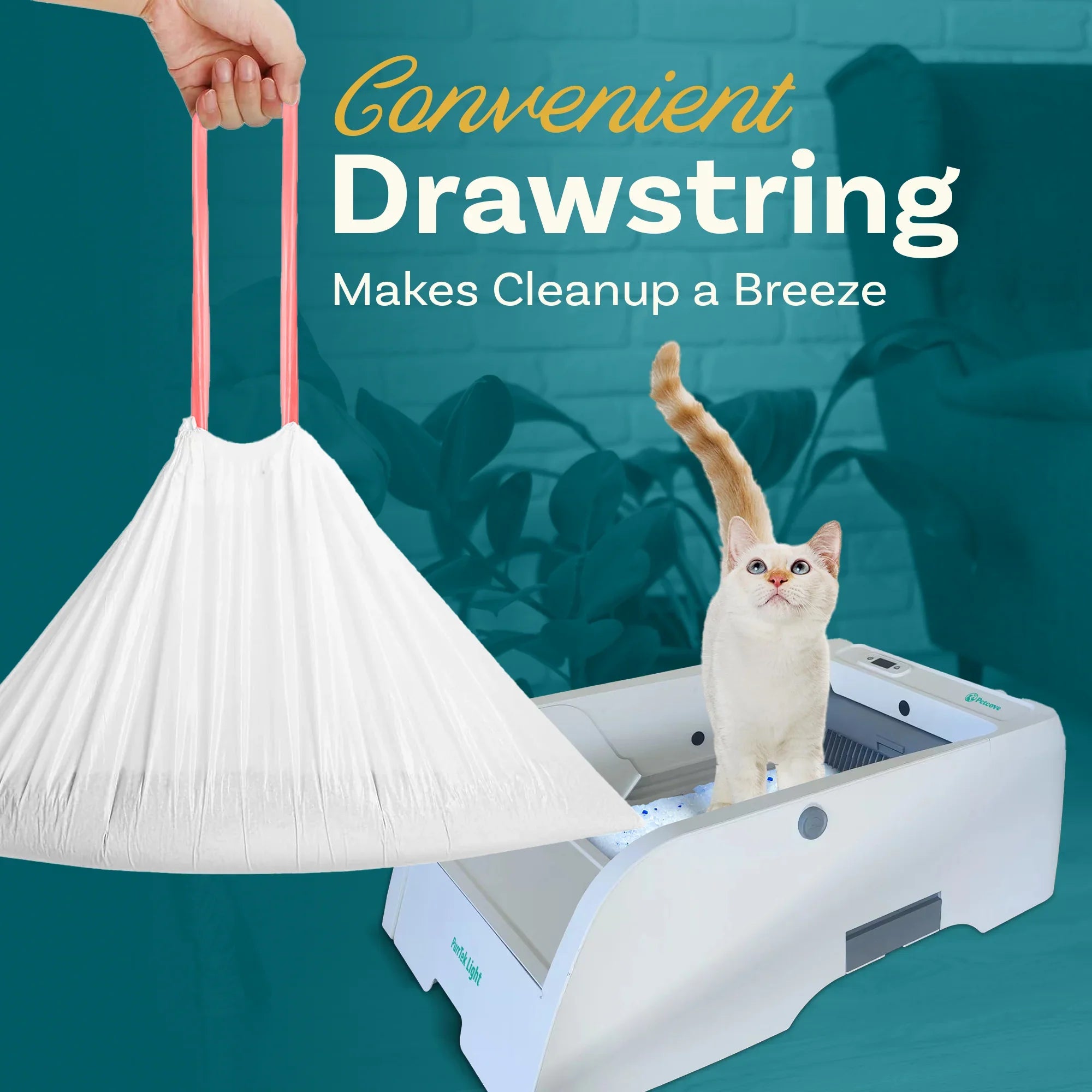 Litter Robot 3 Waste Bags 120 Count Cat , Replacement Extra Large ...